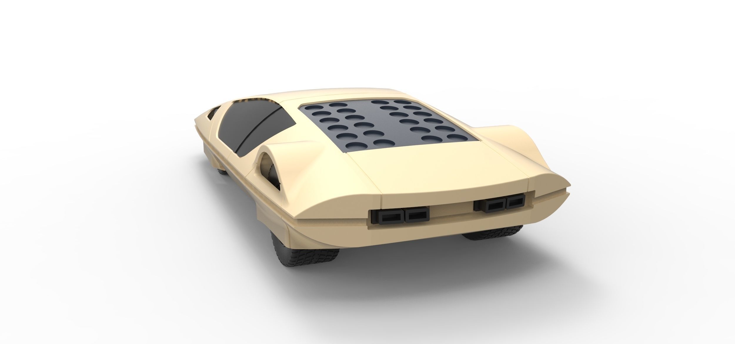 Diecast model Ferrari Concept car 1970 Scale 1 to 24 3D model 3D ...