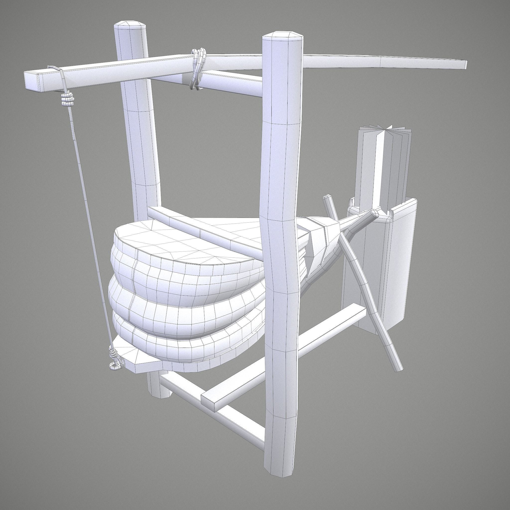 3D model Medieval Bellows VR / AR / low-poly rigged animated | CGTrader
