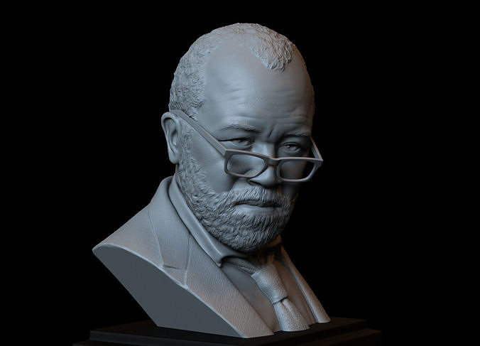 Bernard Lowe -Jeffrey Wright- from Westworld 3d printable bust 3D model ...