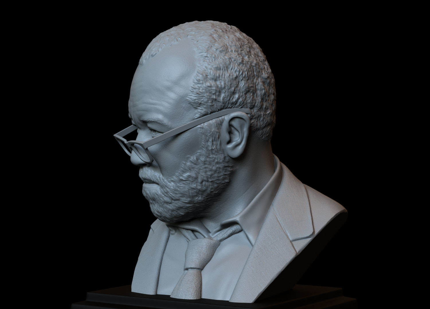 Bernard Lowe -Jeffrey Wright- from Westworld 3d printable bust 3D model ...