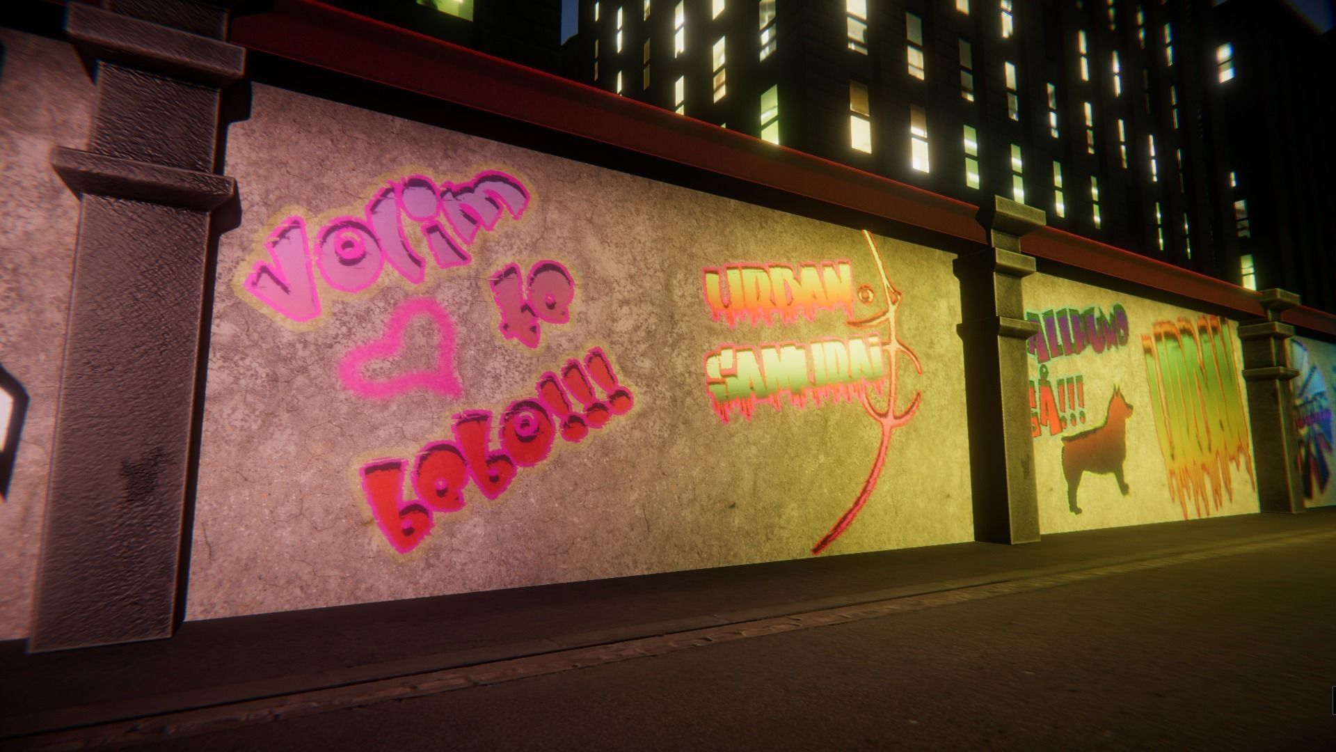 3D model Graffiti Unity pack VR / AR / low-poly | CGTrader