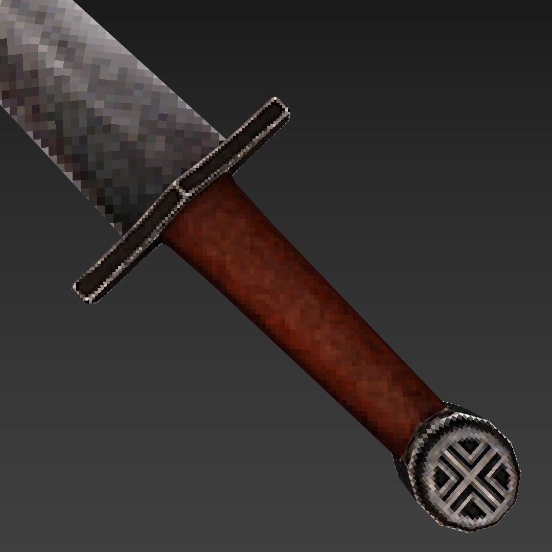 3D model Low Poly Low Res Sword Asset Pack VR / AR / low-poly | CGTrader