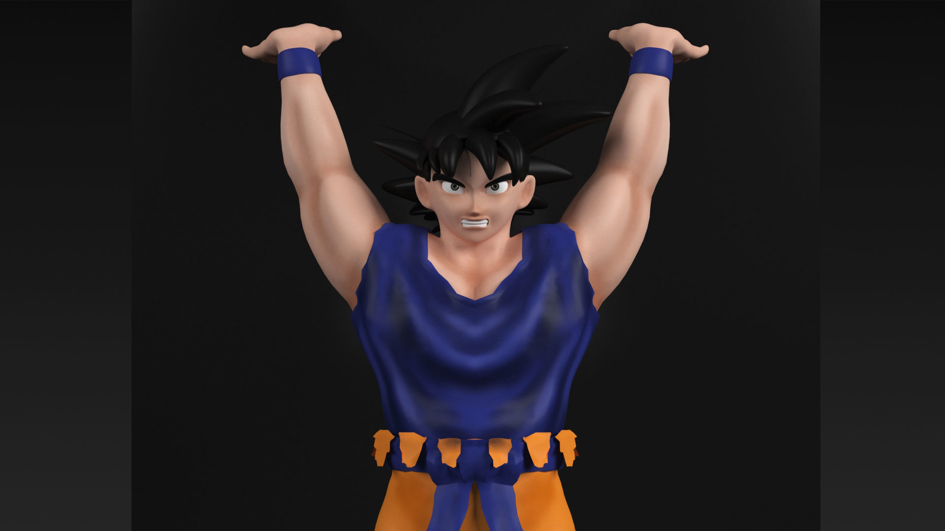 Goku Genkidama Lamp 3D model | CGTrader
