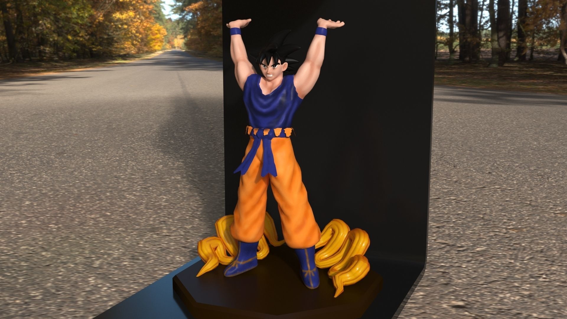 Goku Genkidama Lamp 3D model | CGTrader