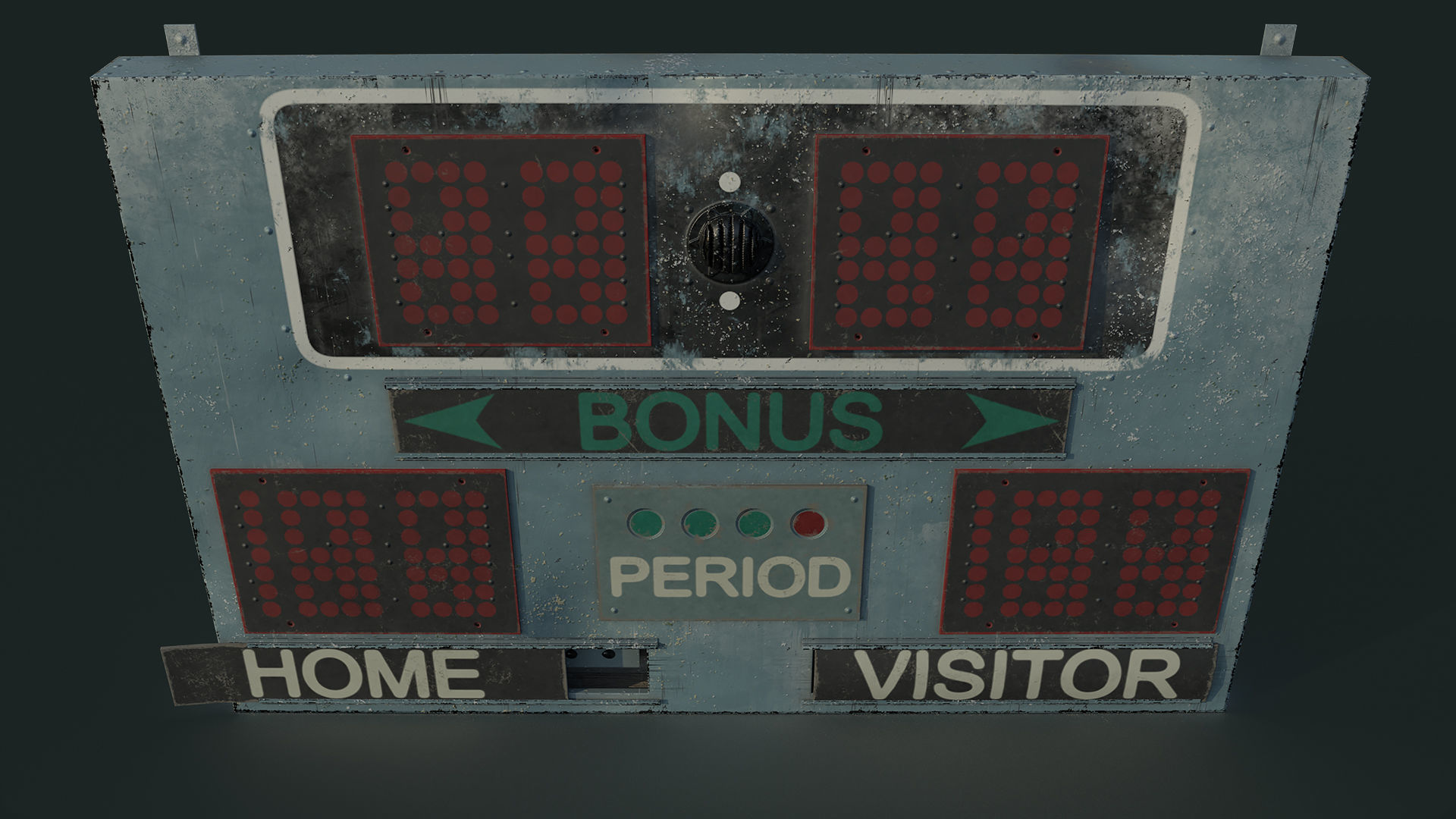 3D model PBR Retro Basketball Scoreboard VR / AR / low-poly | CGTrader