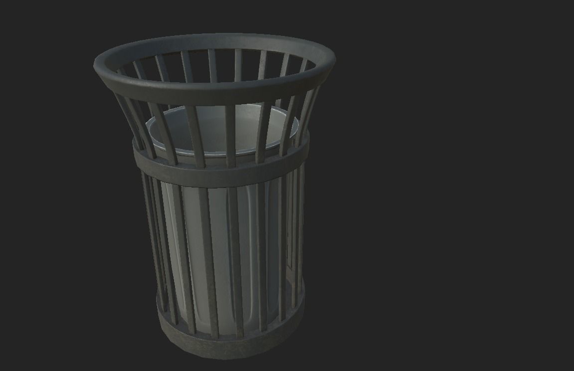 3D model City Garbage Cans VR / AR / low-poly | CGTrader