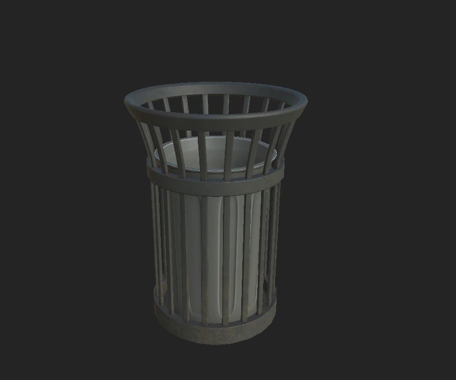 3D model City Garbage Cans VR / AR / low-poly | CGTrader