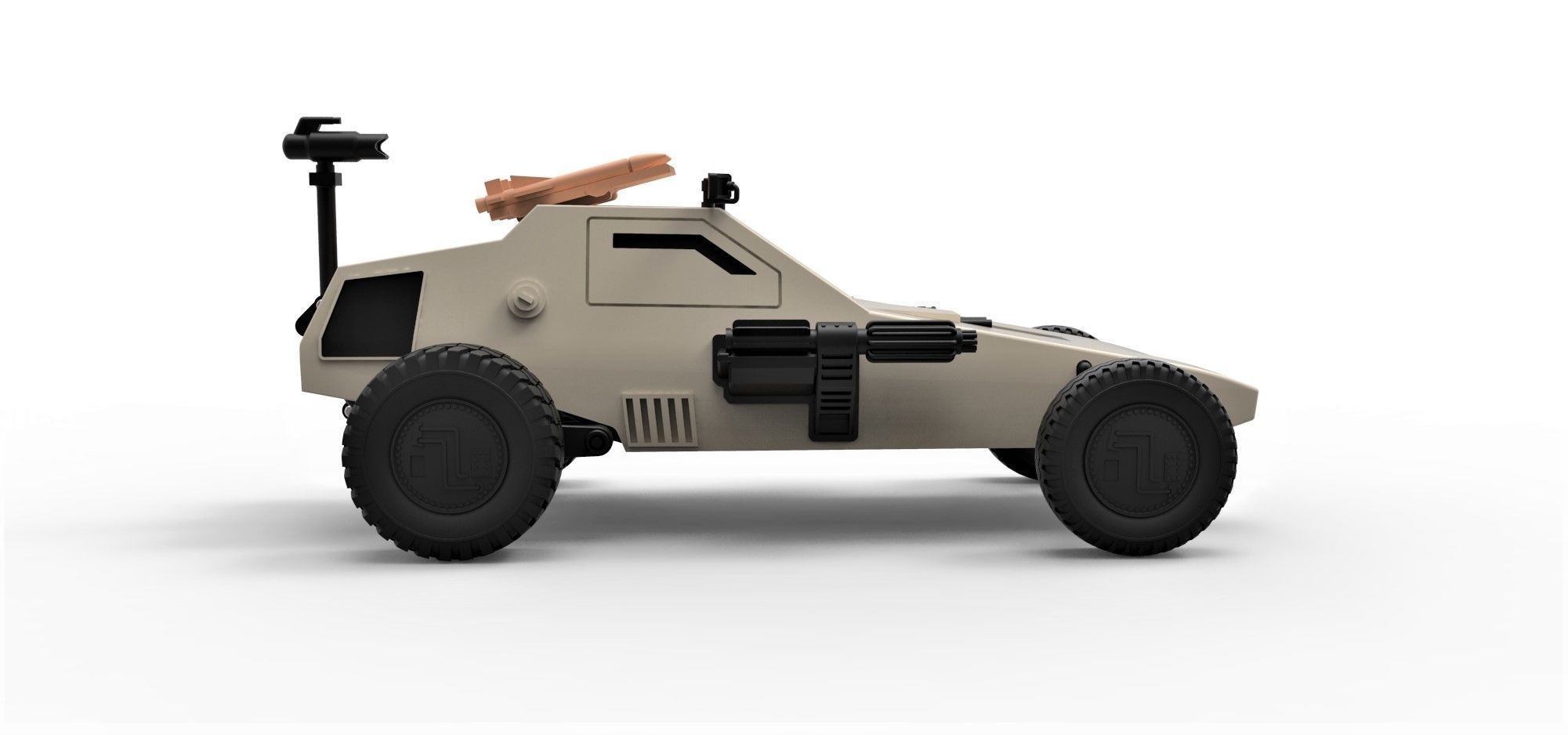 Diecast model Dune buggy from movie Megaforce 1982 Scale 1 to 24 3D ...