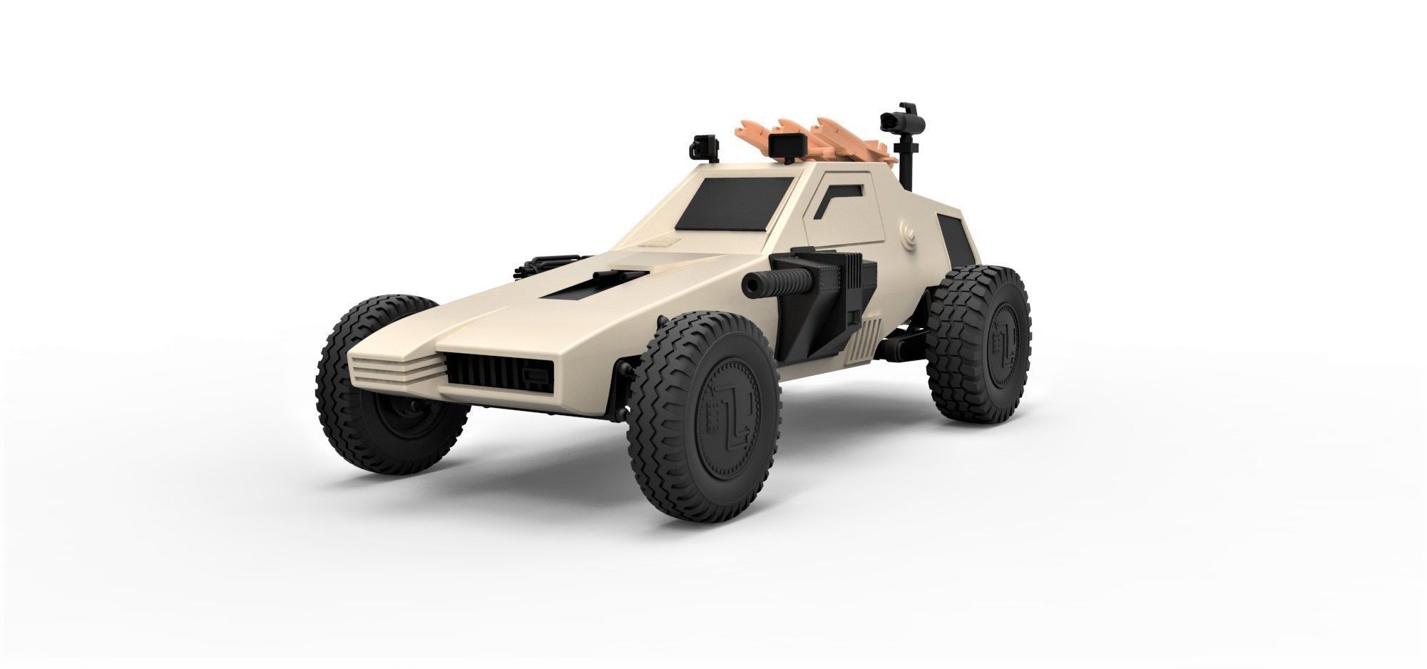 Diecast model Dune buggy from movie Megaforce 1982 Scale 1 to 24 3D ...