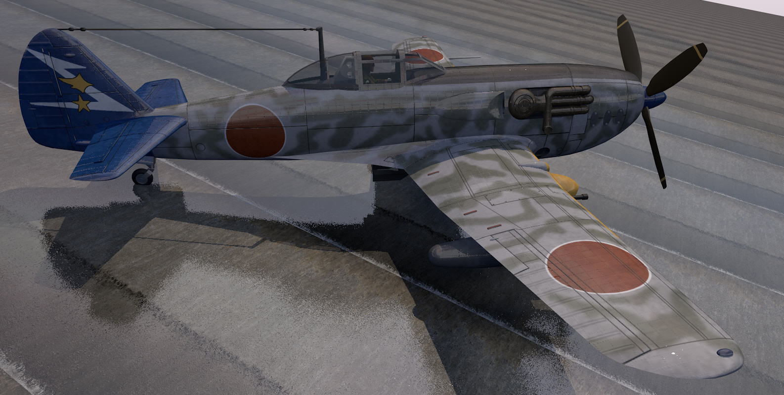 Nakajima Ki-87-1 3D model | CGTrader