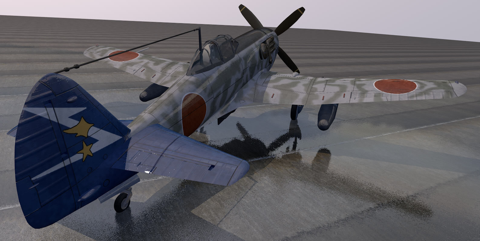 Nakajima Ki-87-1 3D model | CGTrader