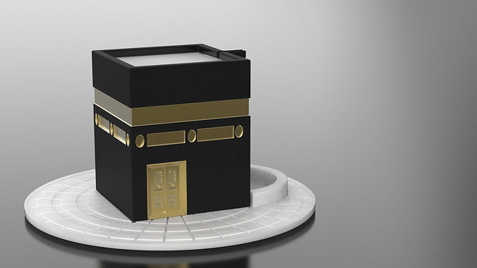 Khana Kaaba -Muslim Holy Building in Makkah 3D model 3D printable ...