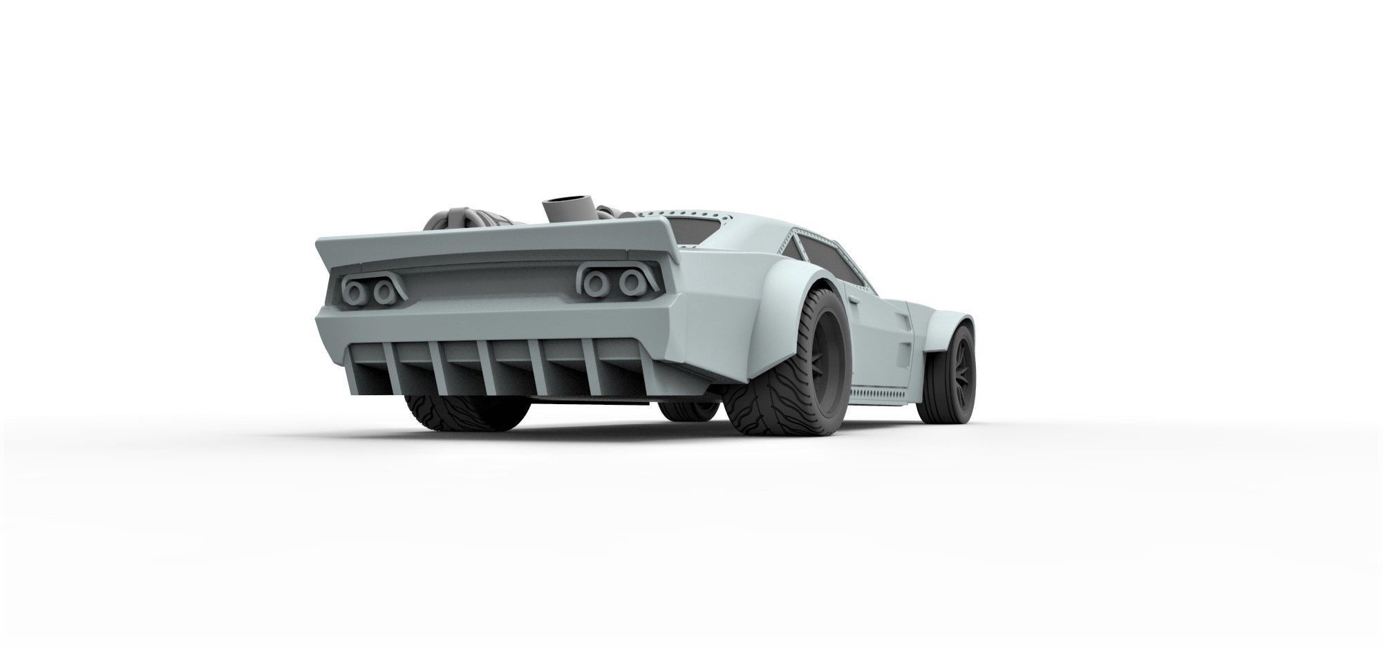 Diecast model Ice Charger from the movie Fast 8 Scale 1 to 24 3D model ...