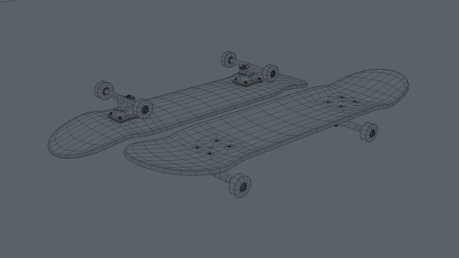 Skateboard - High Quality Realistic Skateboard 3D model | CGTrader