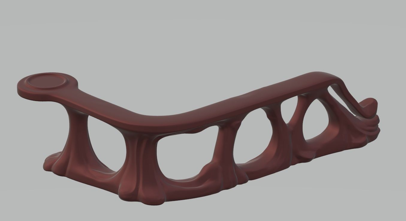 Jabba The Hutt - Throne Rail - High Quality 3D model 3D printable ...