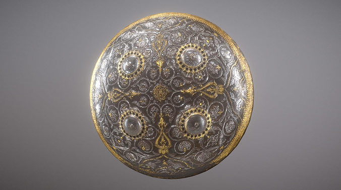 3D model Parade Shield VR / AR / low-poly | CGTrader