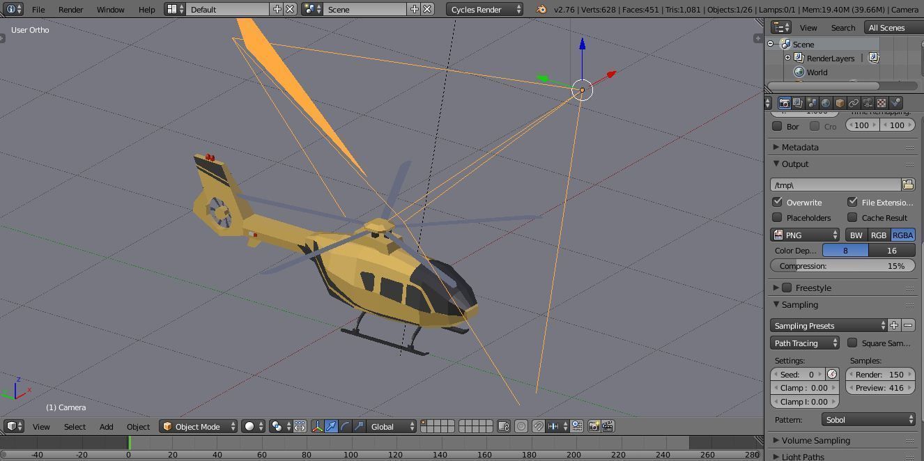 3D model Low Poly Helicopter Game Ready VR / AR / low-poly | CGTrader