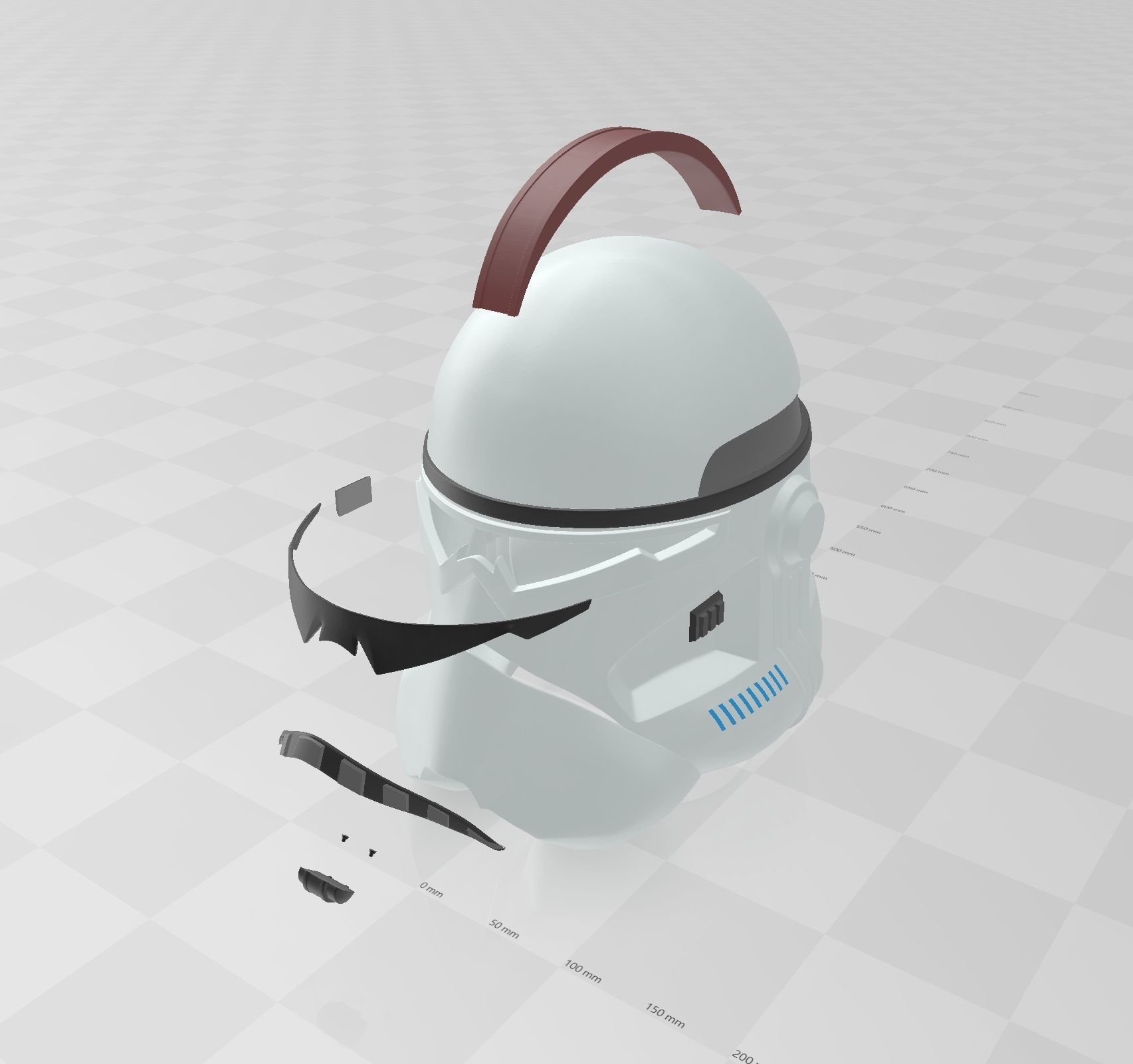 Star Wars A-77 Captain Fordo Phase II Helmet ARC Trooper 3D model 3D ...
