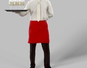 Waiter 3D Models | CGTrader