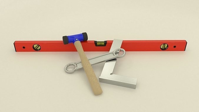 Level tools 3D model | CGTrader