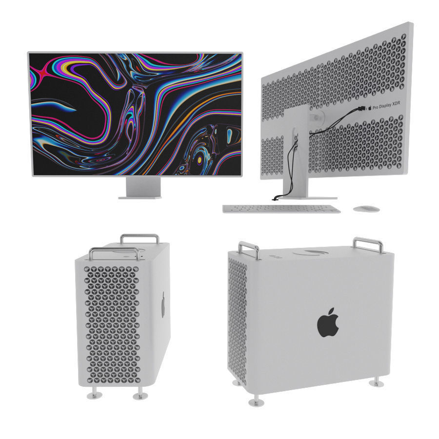 Apple Mac Pro and Pro Display 3D model | CGTrader