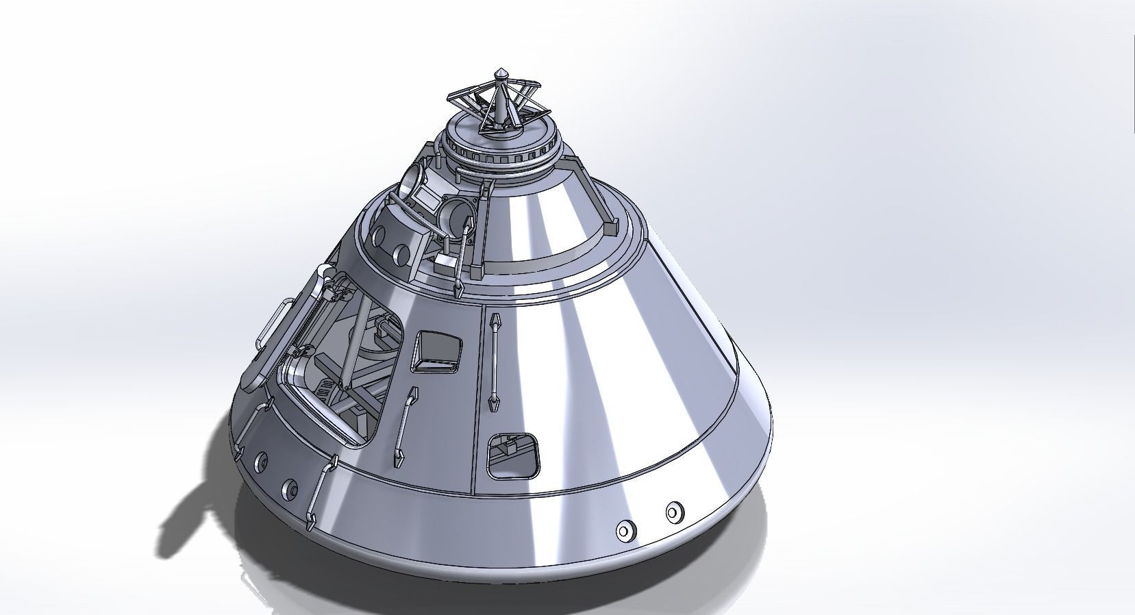 Apollo Command Module 3D model | CGTrader