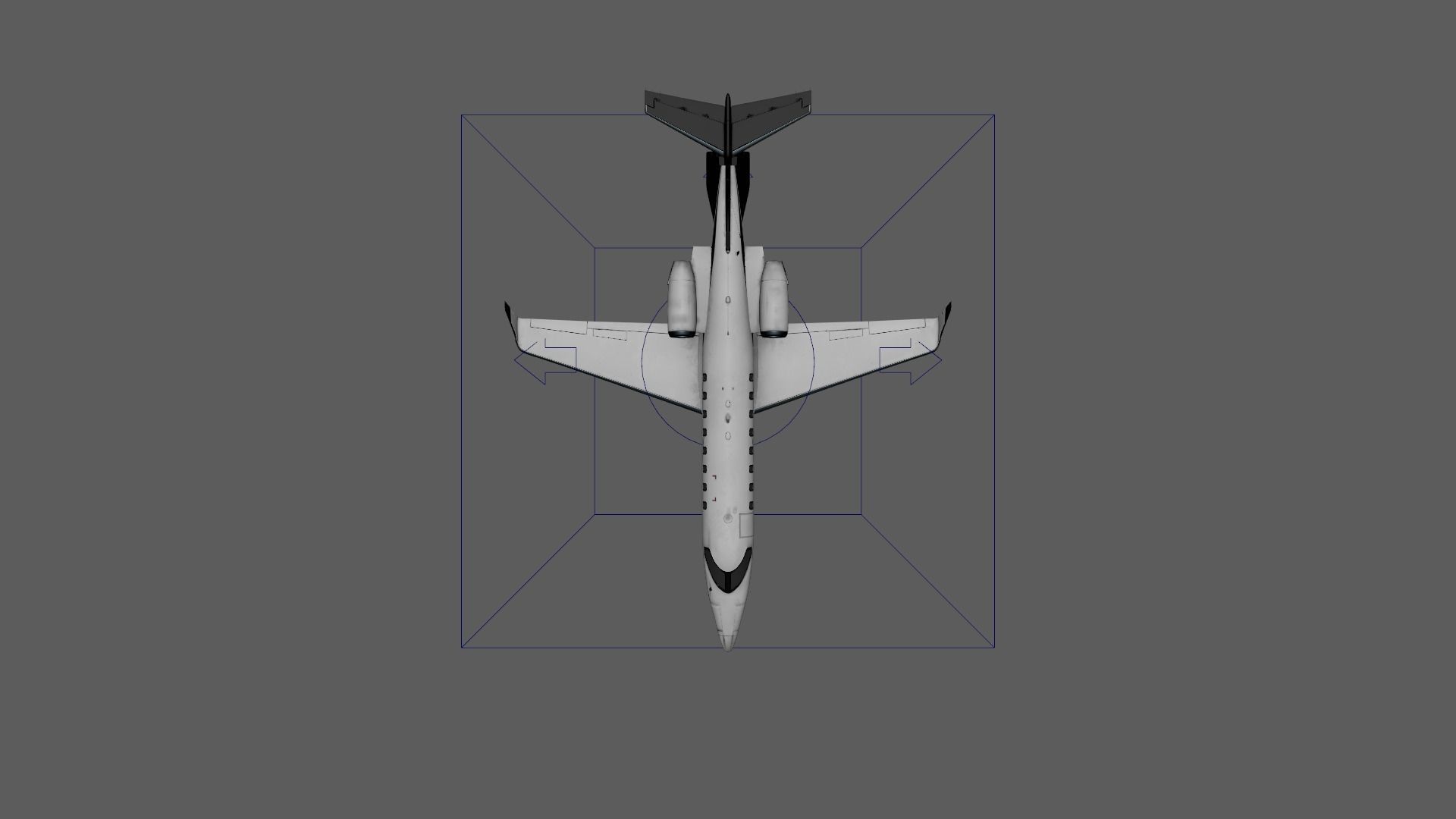 Lear Jet 45 3D model rigged | CGTrader