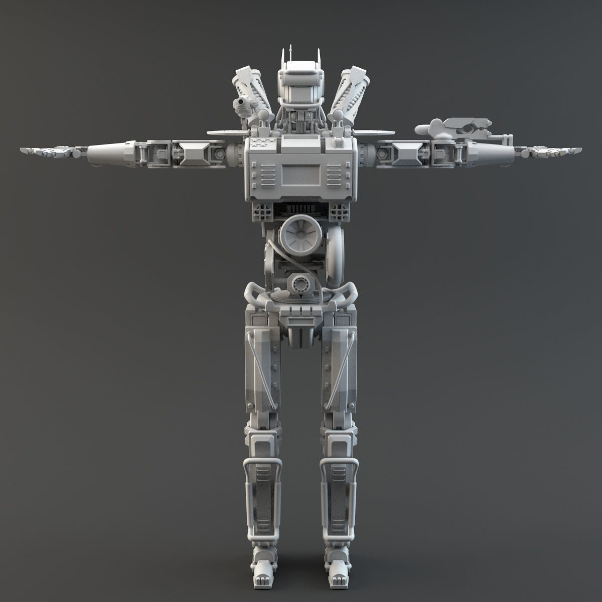 Chappie V2 Highpoly 3D model | CGTrader