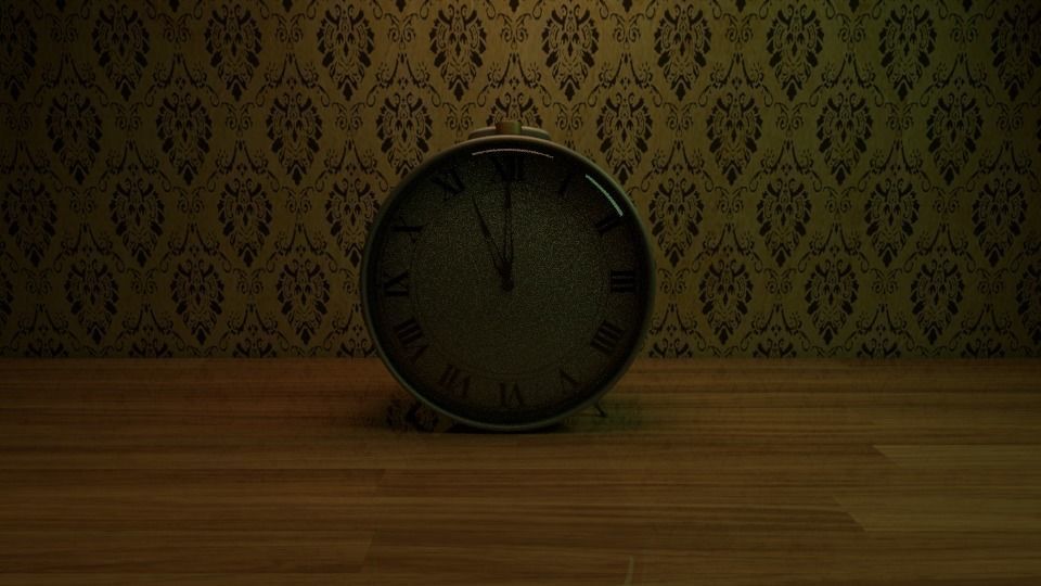 Just clock from horror 3D model | CGTrader