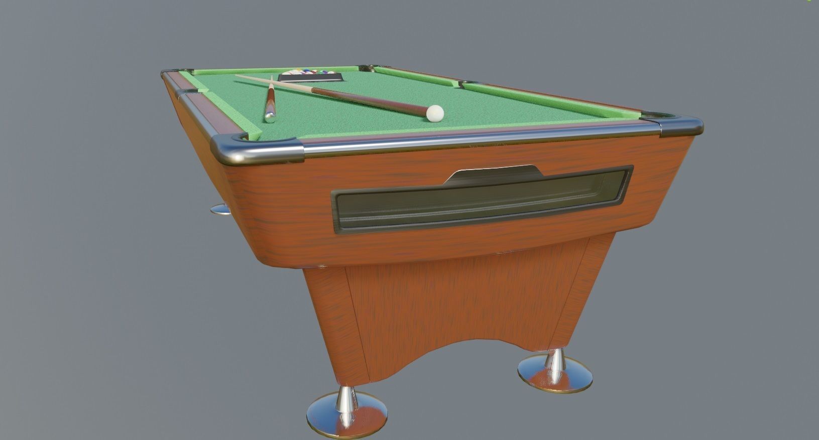 3D model pool table VR / AR / low-poly | CGTrader
