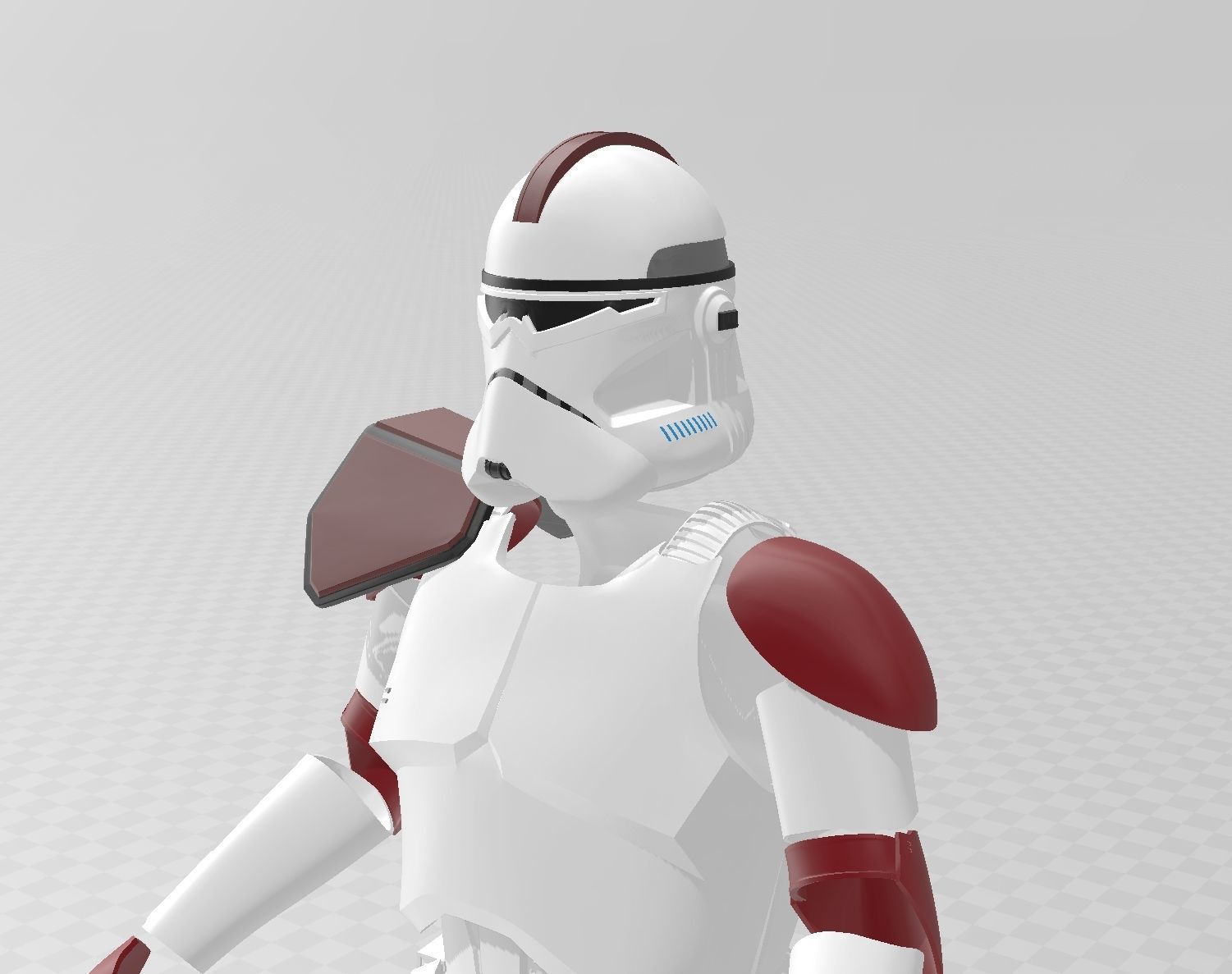 Star Wars A-77 Captain Fordo ARC Trooper Phase II Full Armor 3D model ...