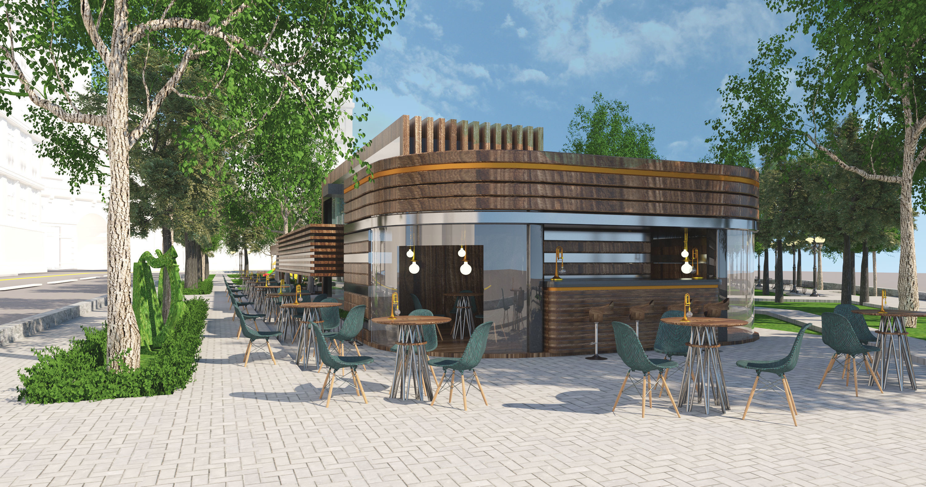 3D Park Design 3D model | CGTrader
