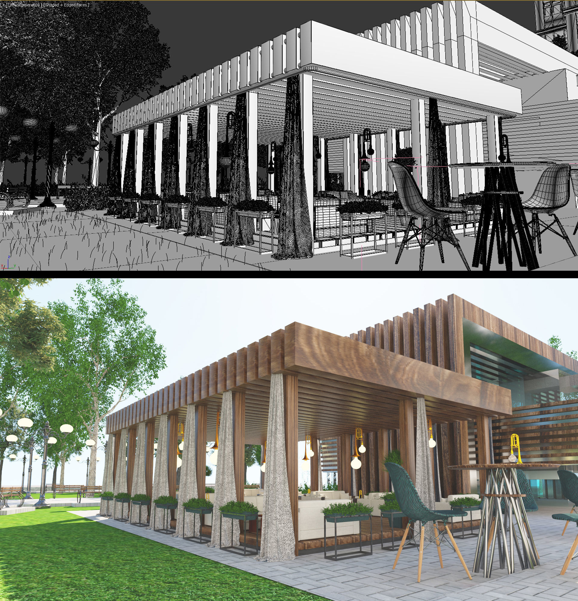 3D Park Design 3D model | CGTrader
