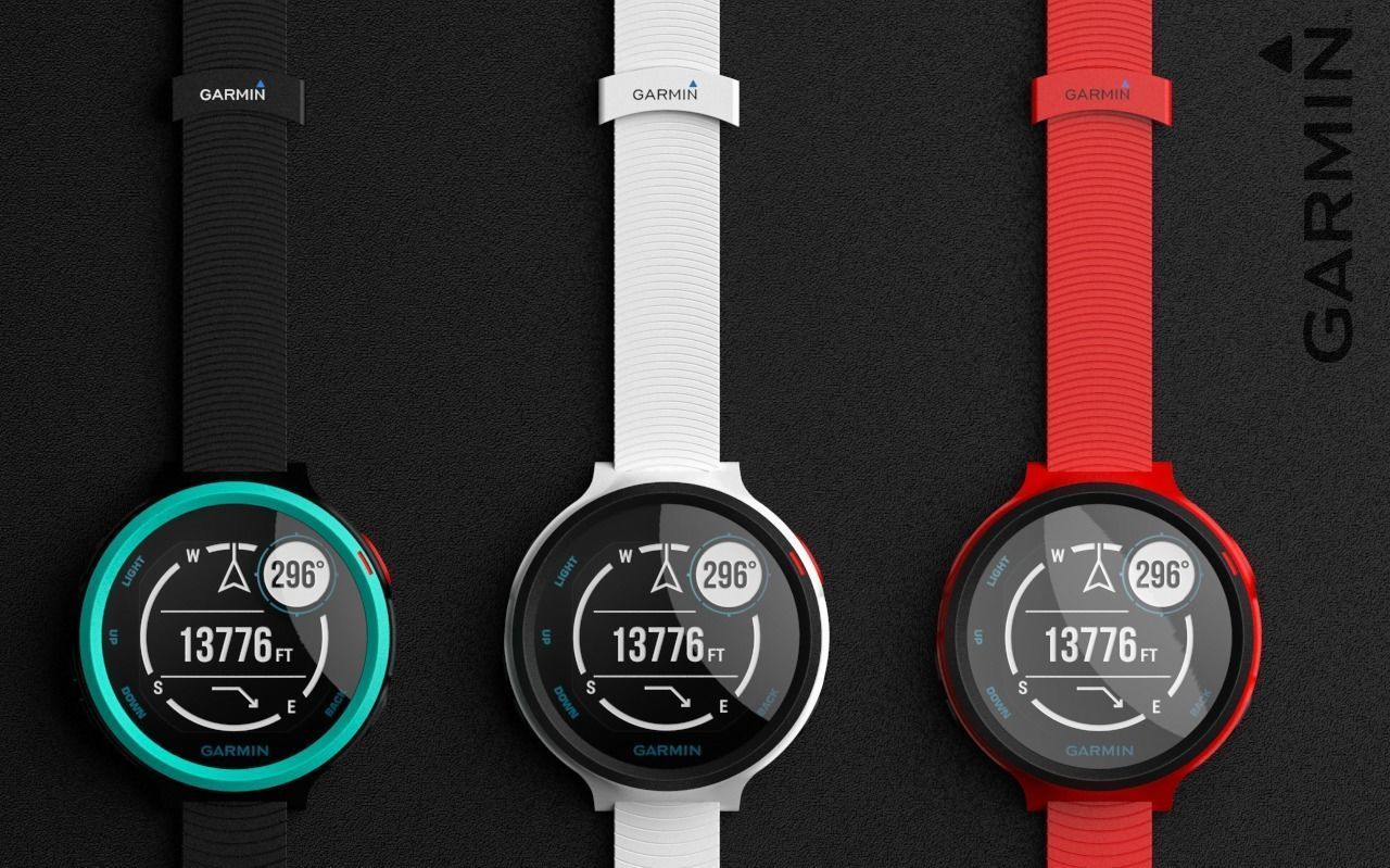 Smartwatch Garmin 3D model | CGTrader