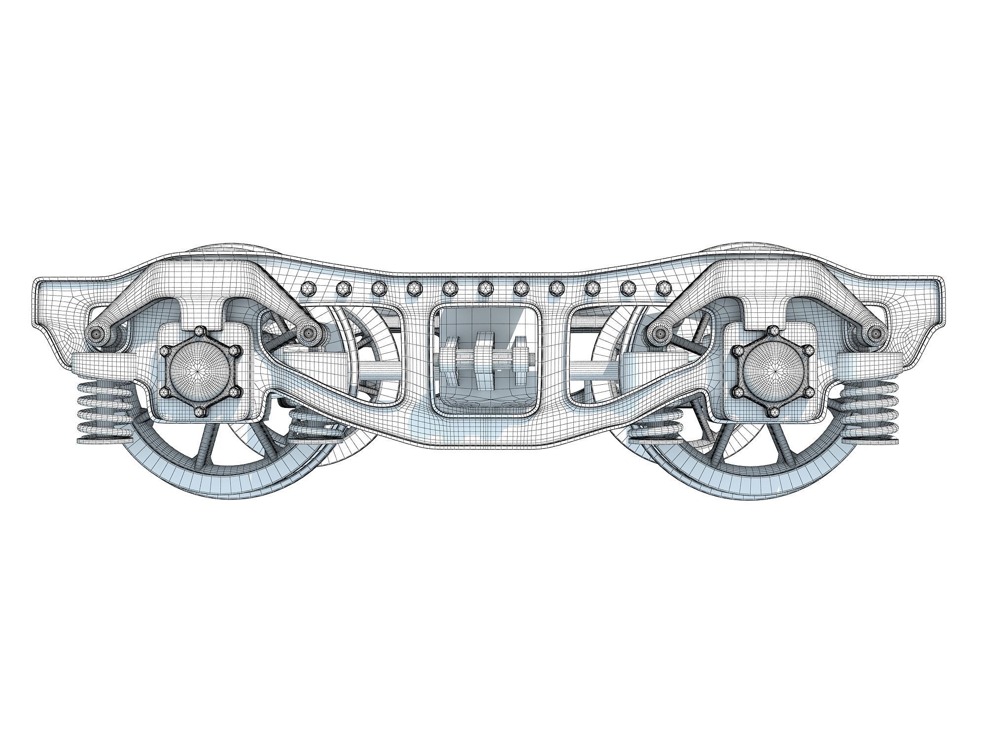 Train Wheels 3D model | CGTrader