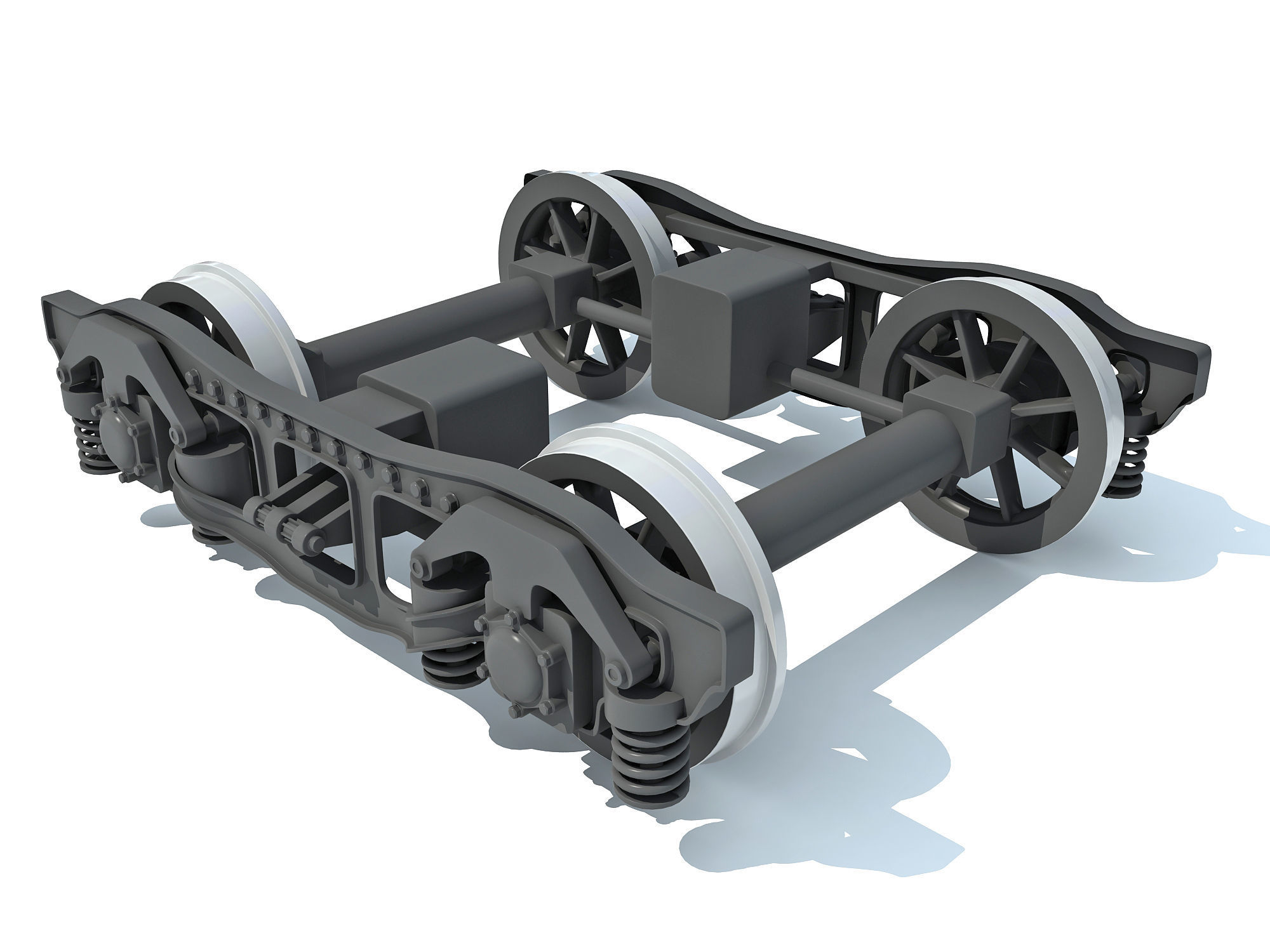 Train Wheels 3D model | CGTrader