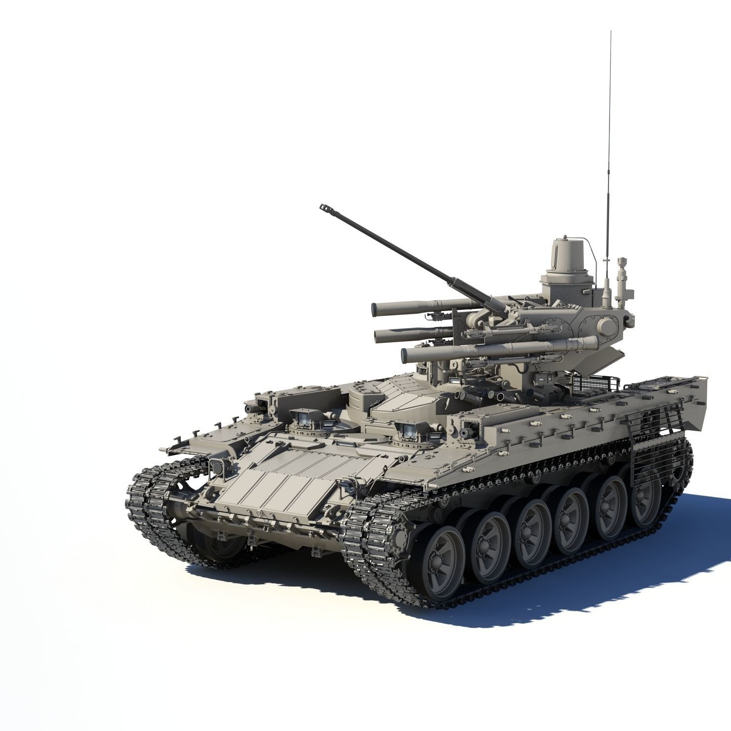 BMPT Terminator 3D model animated | CGTrader