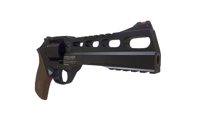 3D model Revolver Rhino VR / AR / low-poly | CGTrader