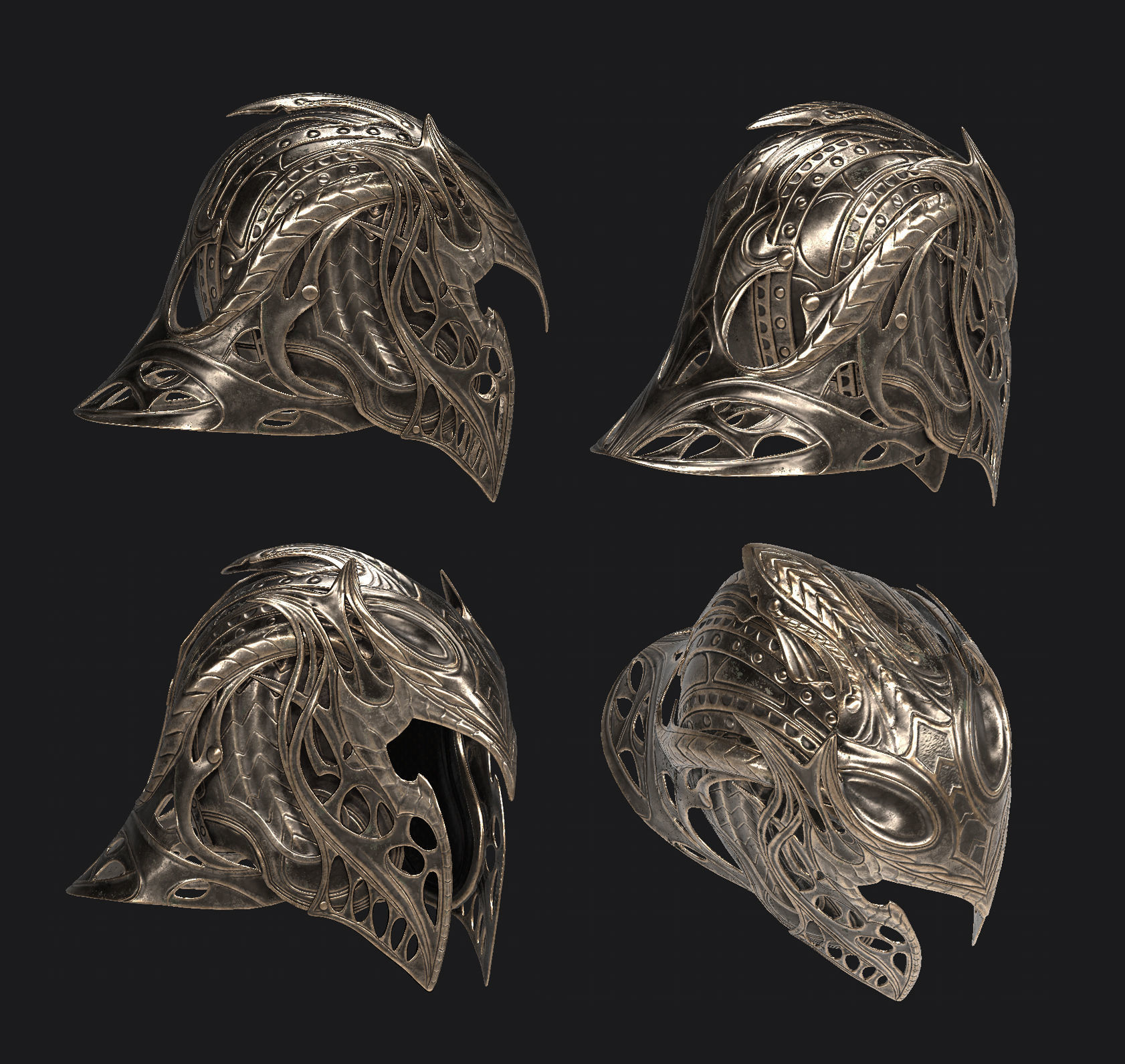 3D model Krypton Helmet VR / AR / low-poly | CGTrader