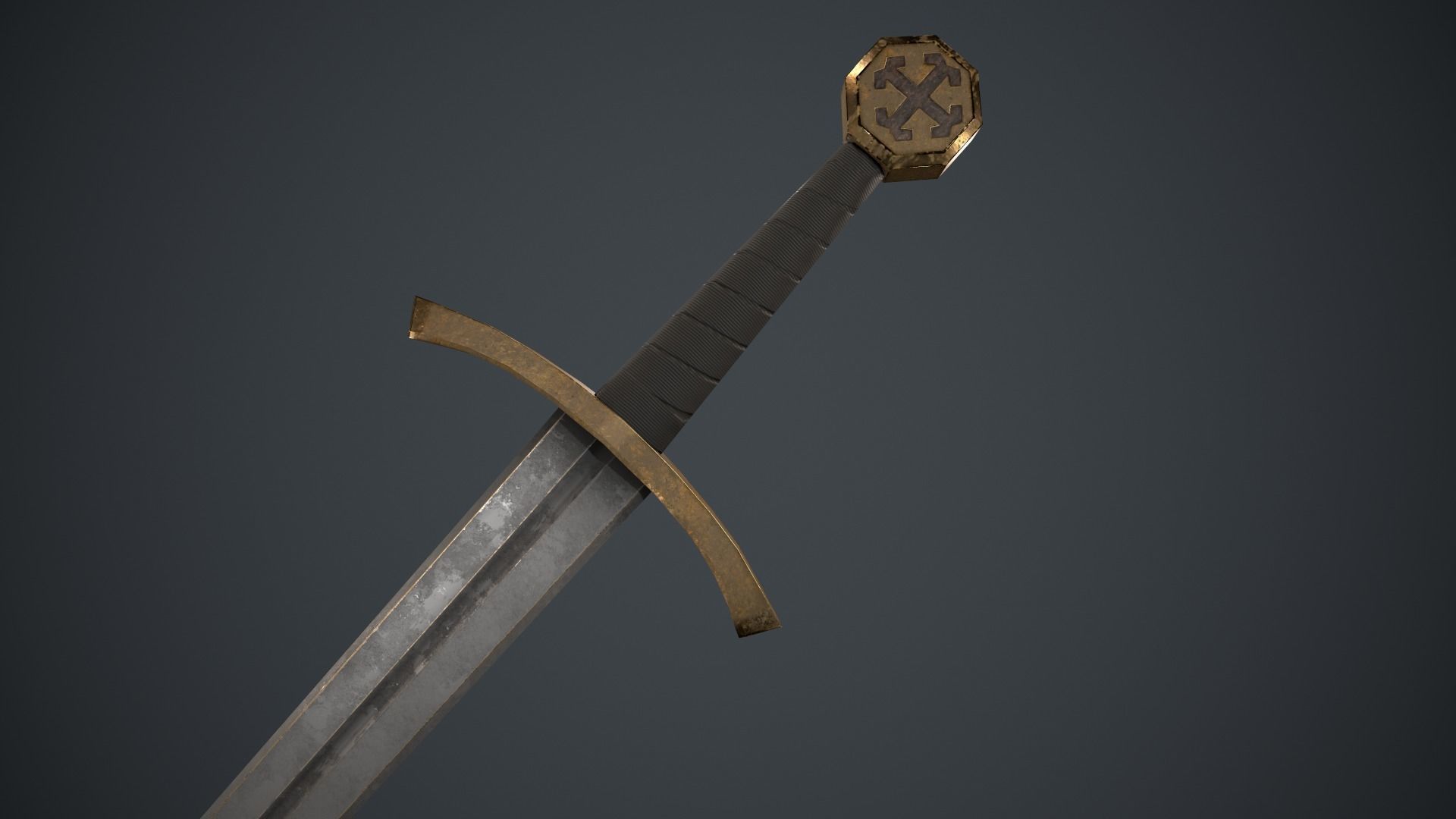 3D model Low Poly Medieval Sword VR / AR / low-poly | CGTrader