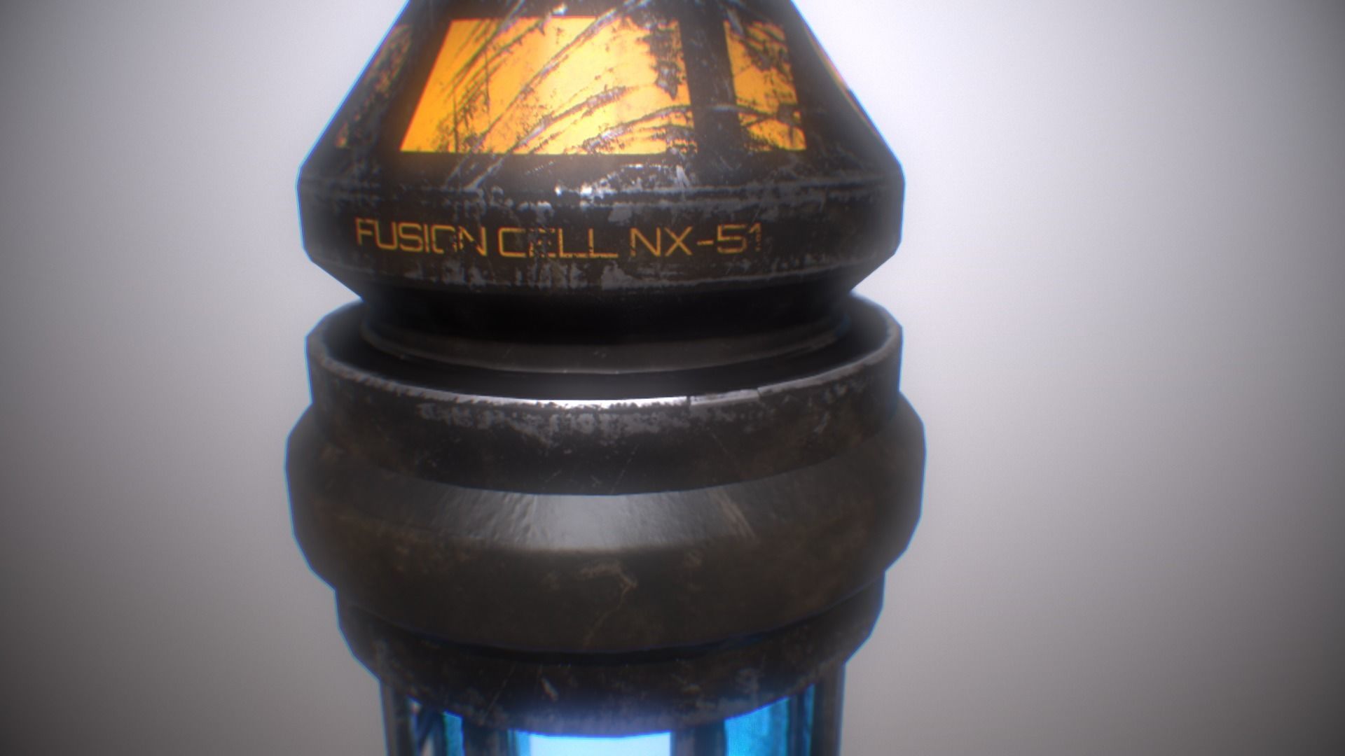 PBR Retro Sci-Fi Energy Cell UPDATED WITH LODs free VR / AR / low-poly ...