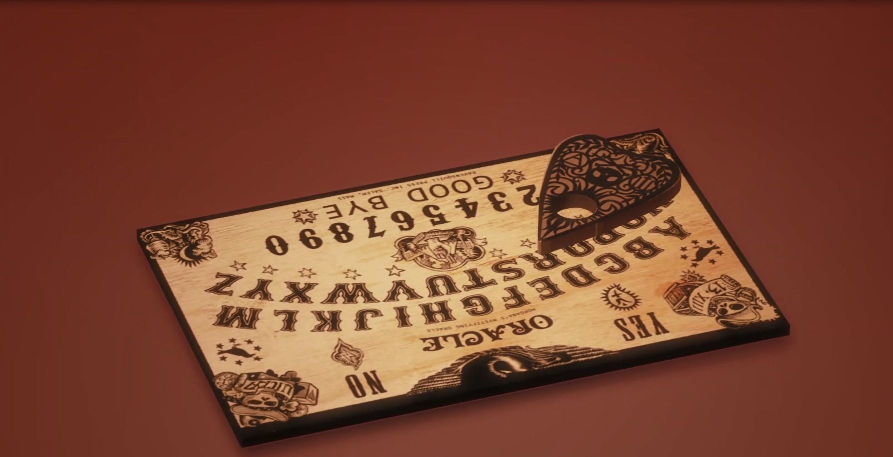 3D model ouija board with pointer VR / AR / low-poly | CGTrader