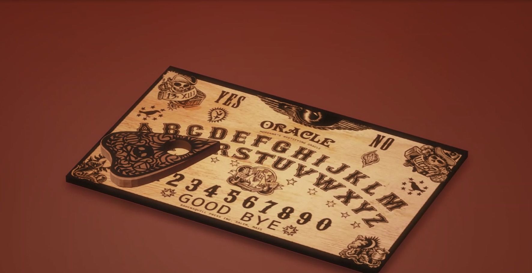 3D model ouija board with pointer VR / AR / low-poly | CGTrader