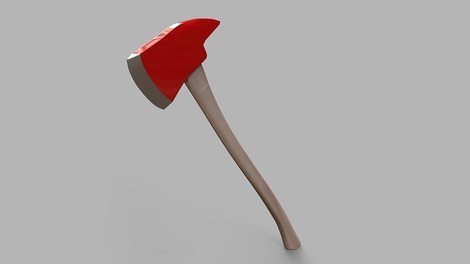 Firefighter axe free 3D model | CGTrader