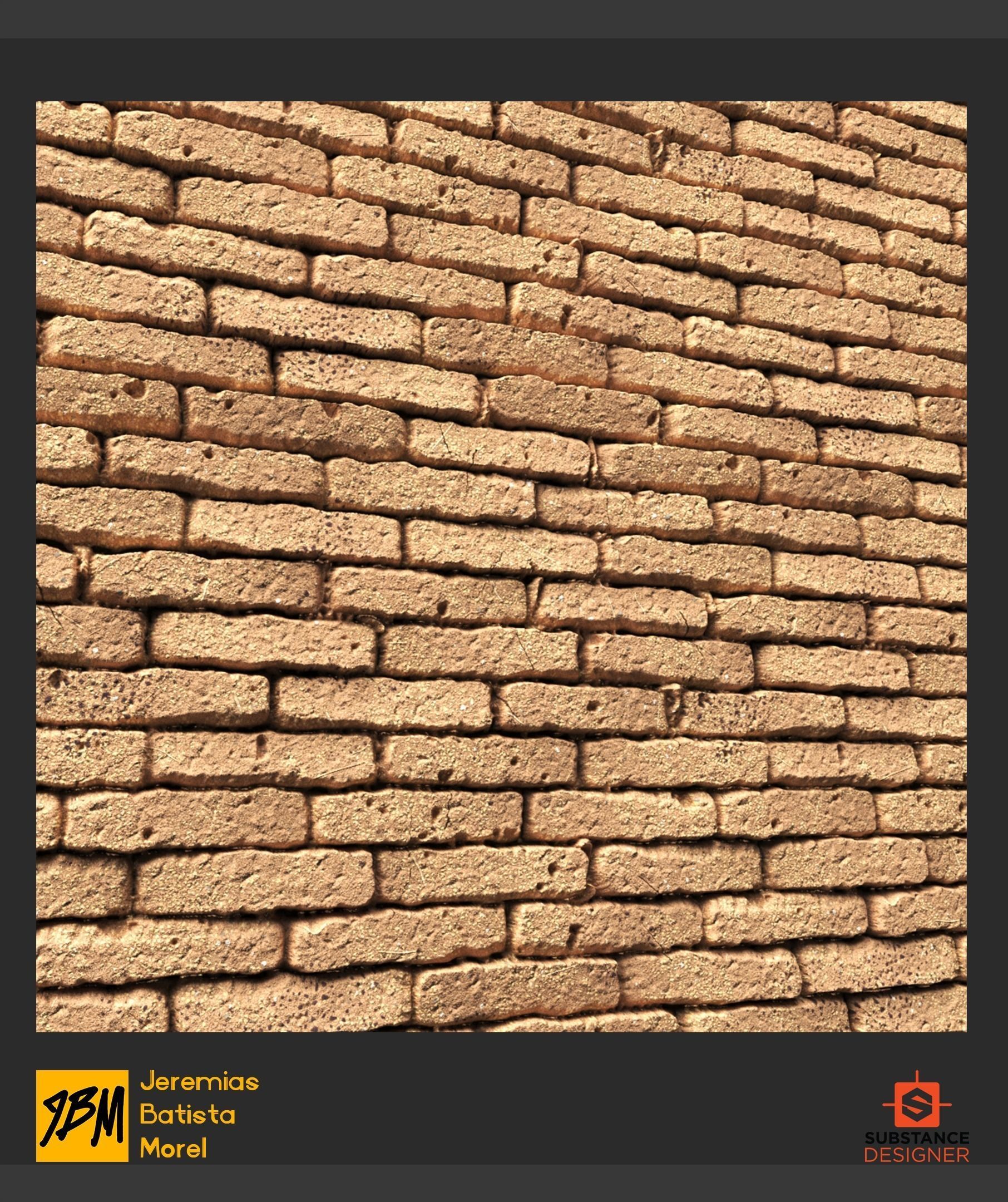 Mud Bricks 4k free Texture | CGTrader