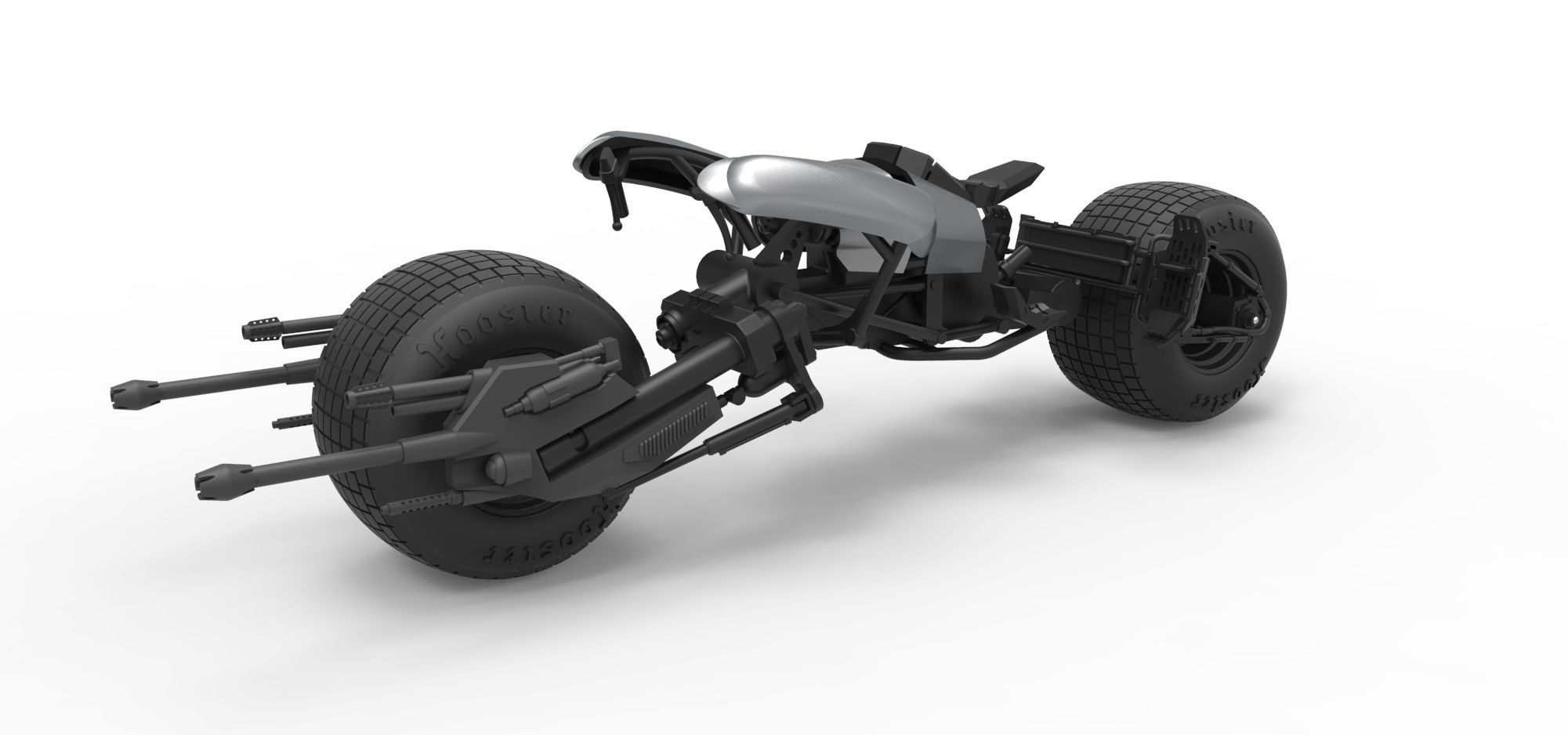 Diecast model Batpod from The Dark Knight Scale 1 to 12 3D model 3D ...