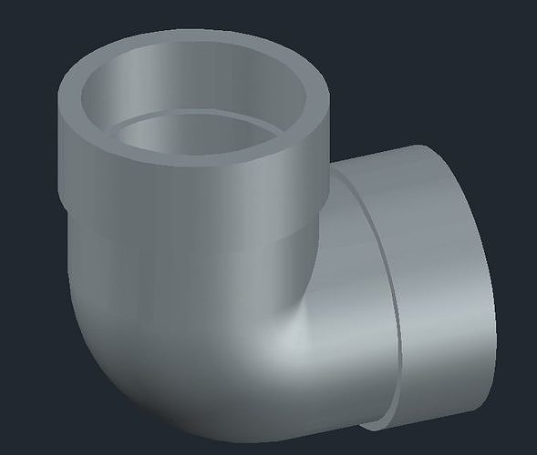Elbow pipe 3D model 3D printable | CGTrader