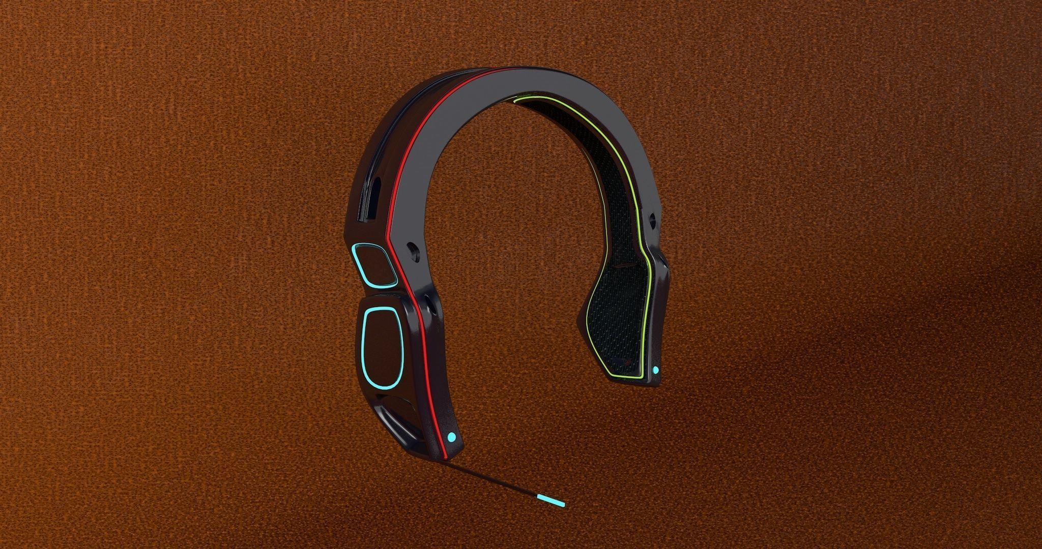 Science Fiction Head Phone Heard Surface 3D Model scifi 3D model | CGTrader