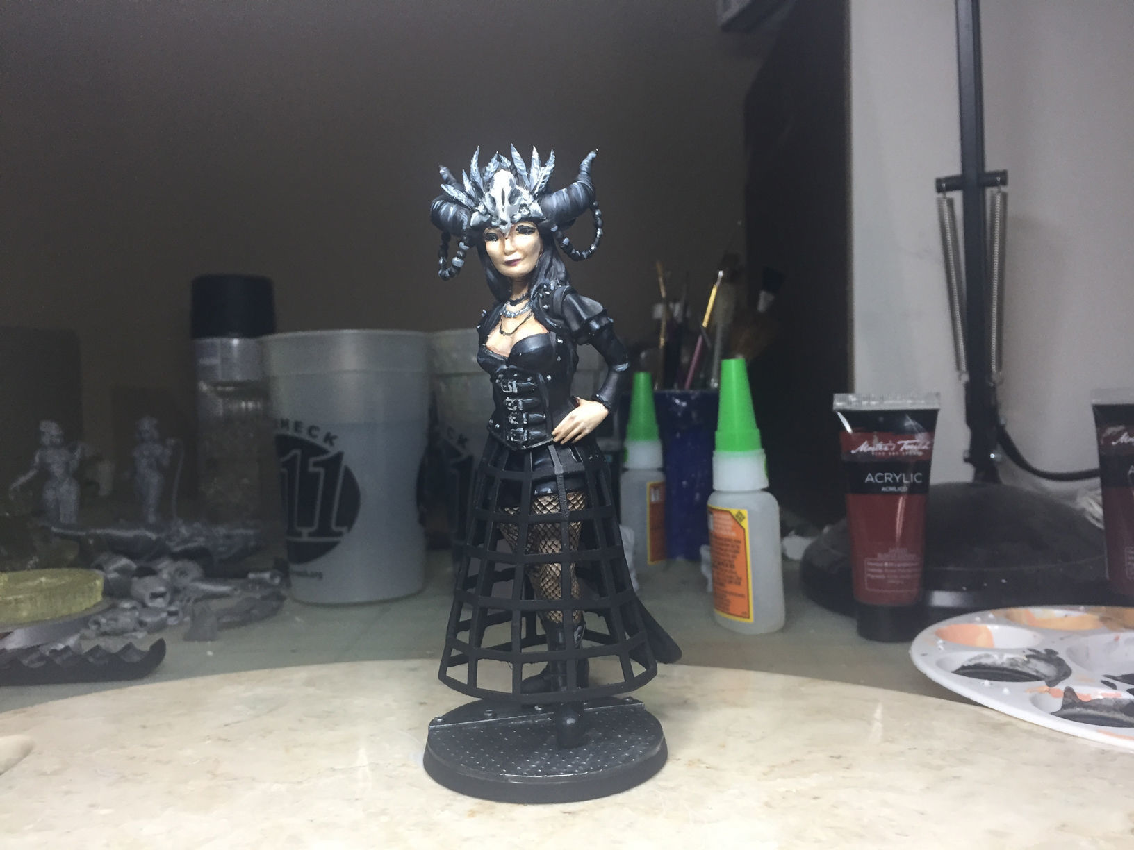 Gothic Girl Pinup 3D print model - FREE free 3D model 3D printable ...