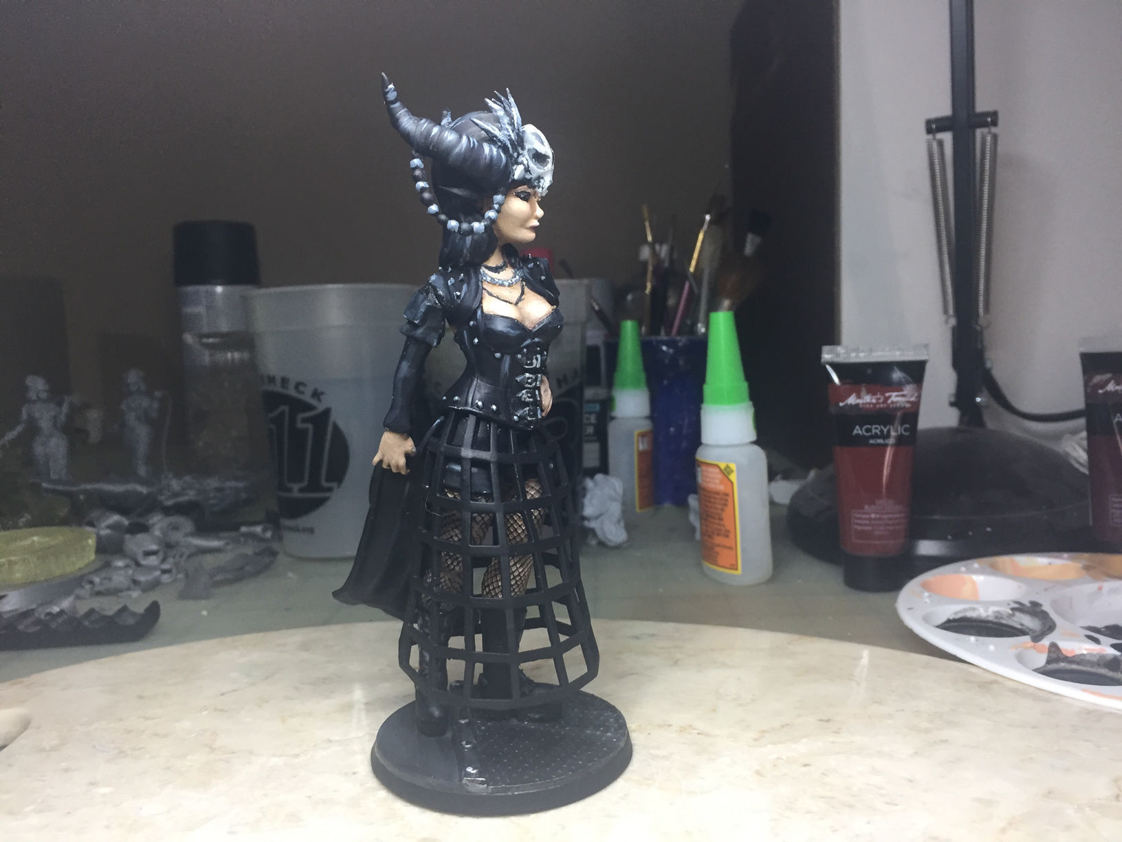 Gothic Girl Pinup 3D print model - FREE free 3D model 3D printable ...